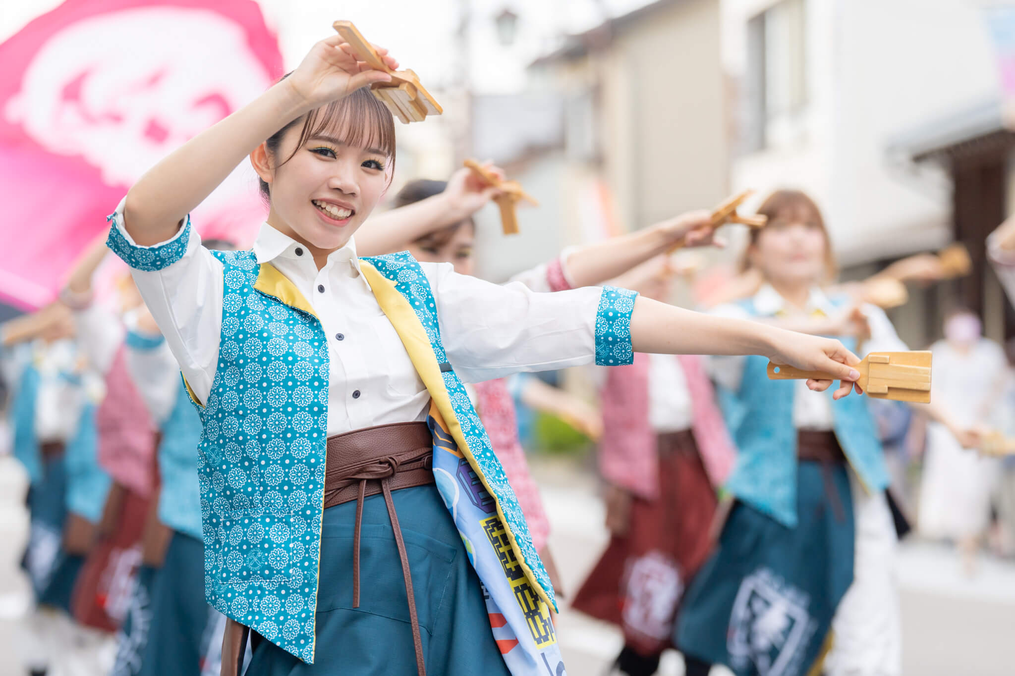 【写真】南砺市いなみ太子伝観光祭2日目よさこいフェスティバル（2023/7/23）|VR:北陸